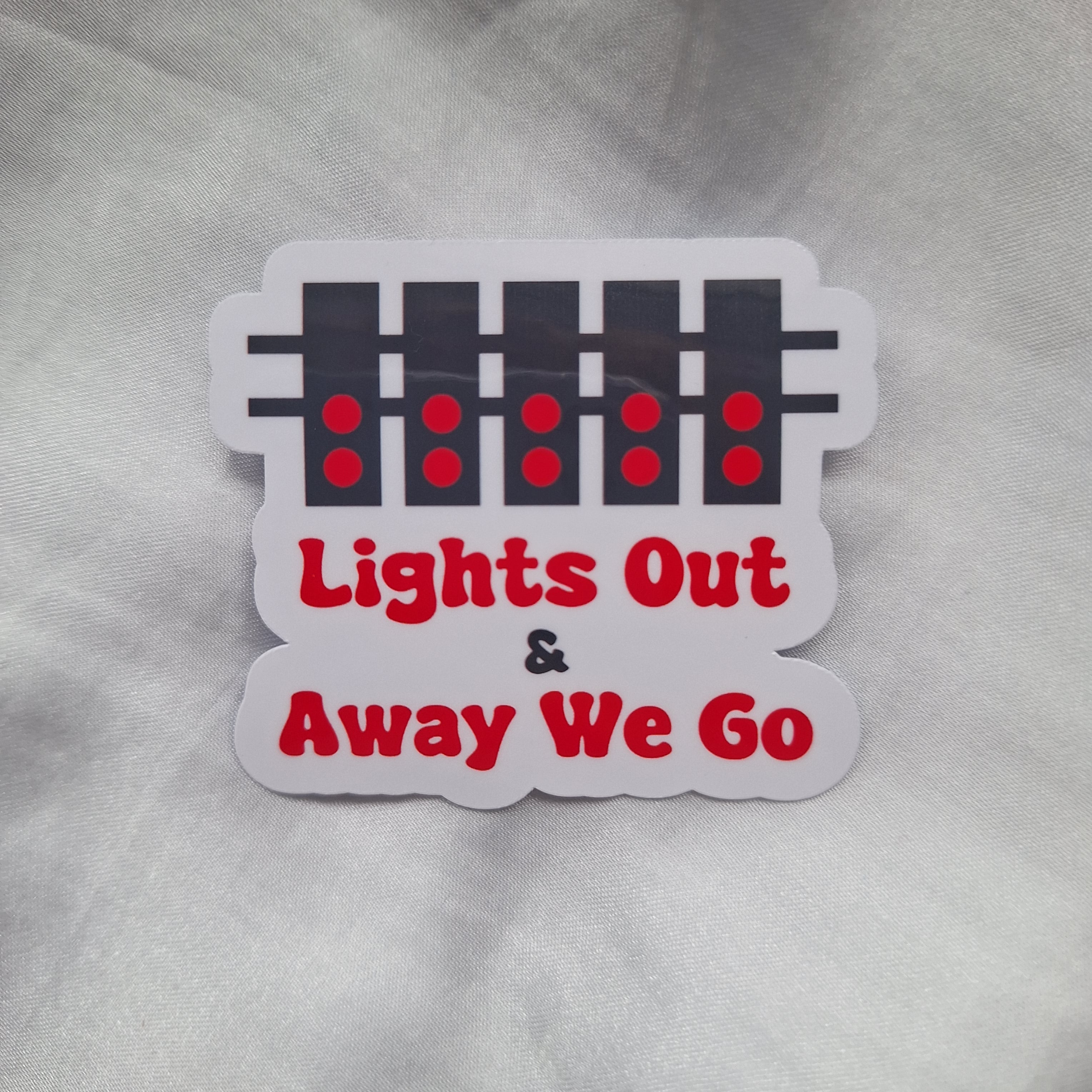 Lights Out Sticker – The Finish Line