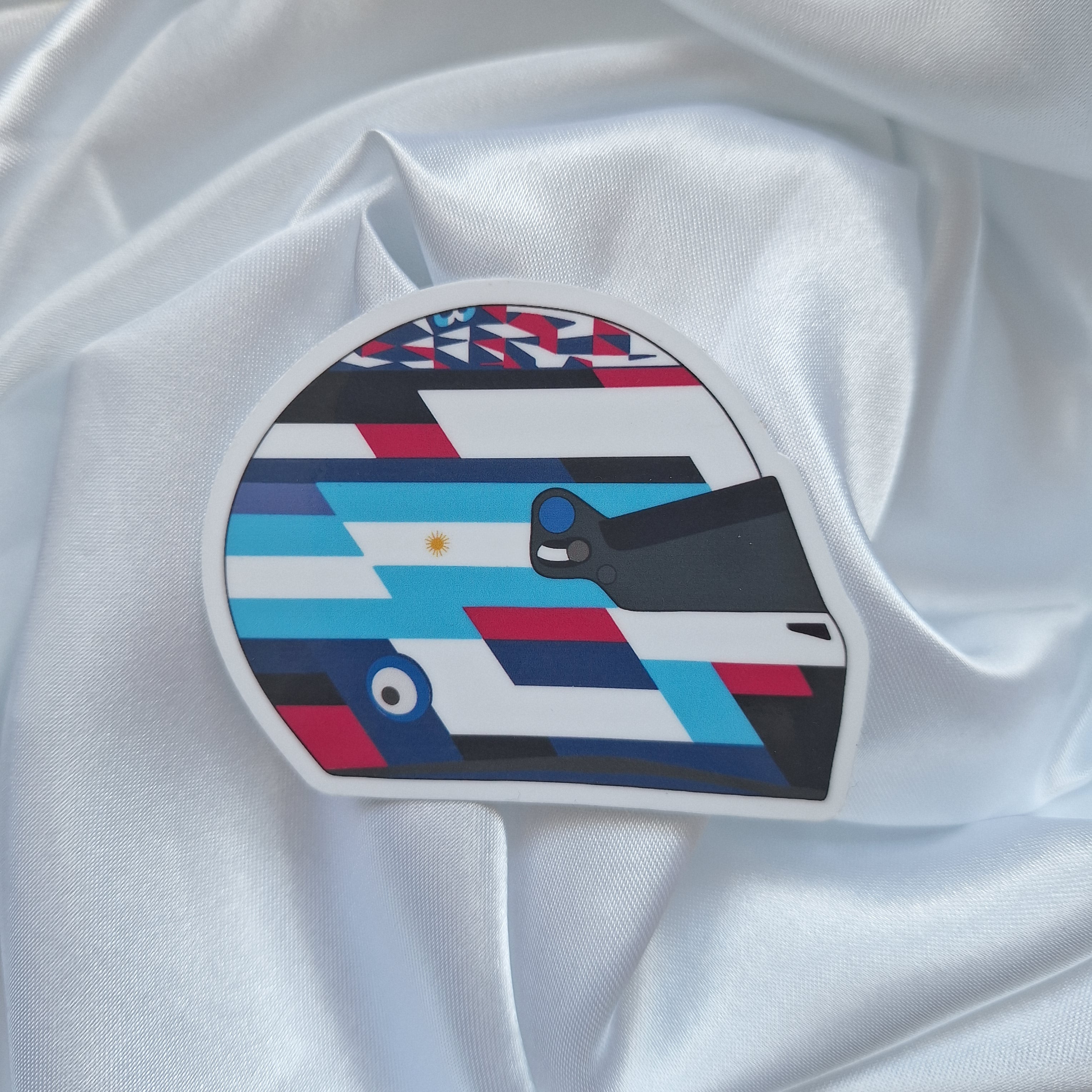 Franco Colapinto Helmet Vinyl Sticker – Fan Accessory – The Finish Line